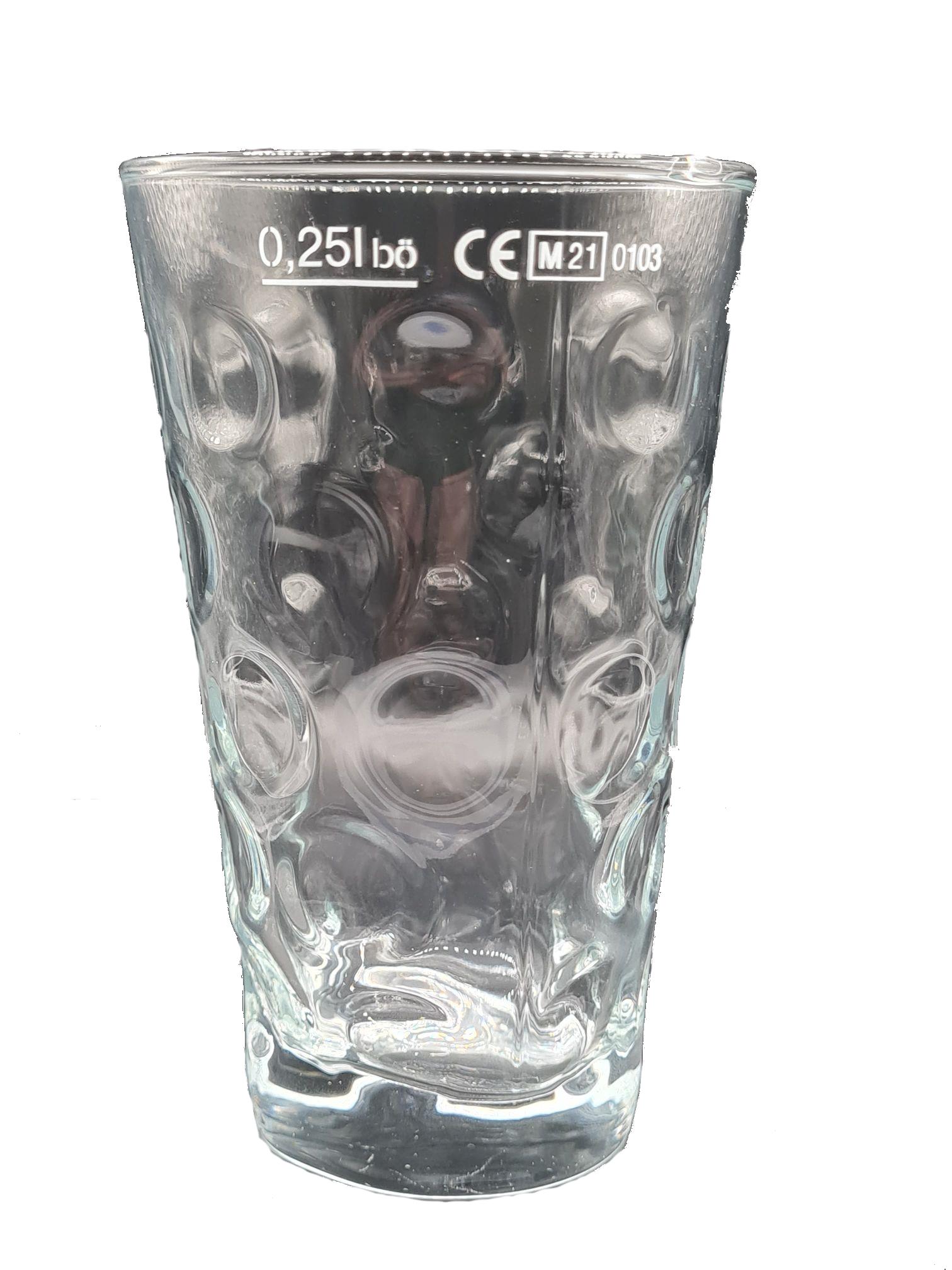 Dubbeglas.de SHOP - Dubbeglas 0,25 Viertel klar