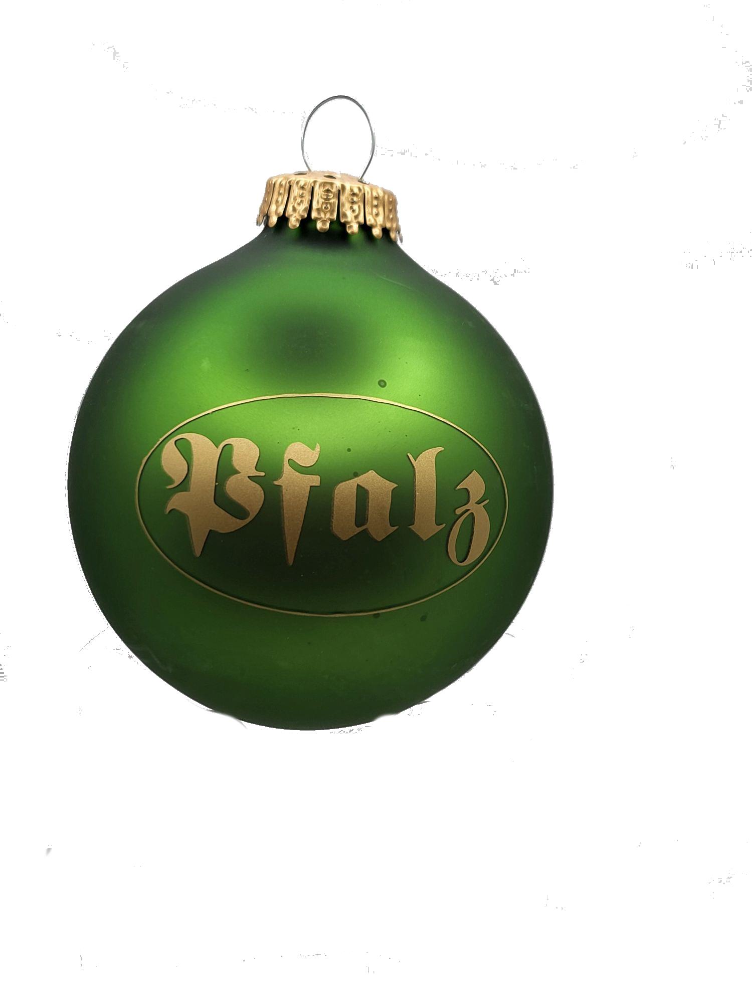 Dubbeglas.de SHOP - Weihnachtskugel PFALZ